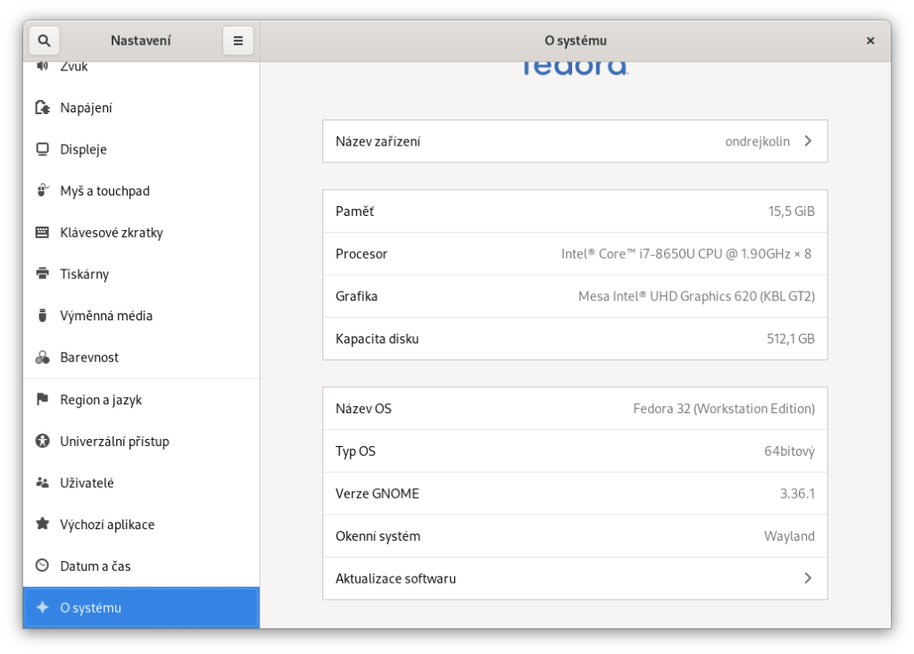 Fedora 32, poznámky k vydání | MojeFedora.cz